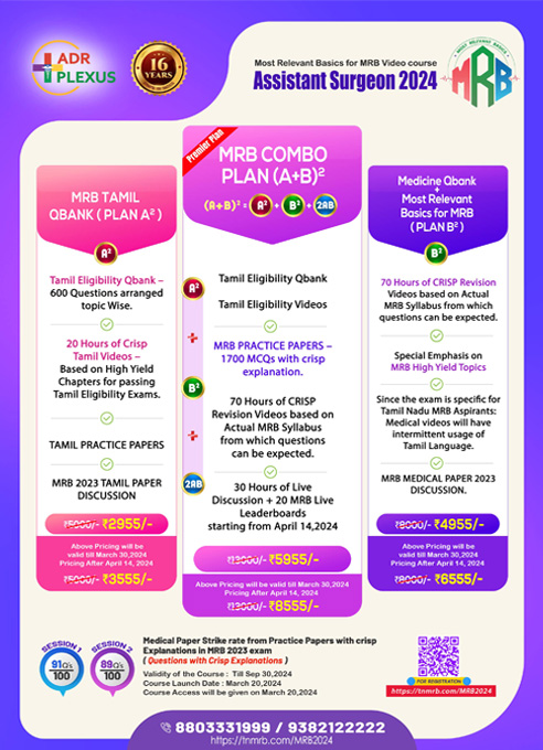 NEET PG Medical Entrance Exams Coaching in Chennai - ADrPLEXUS NExT / INICET